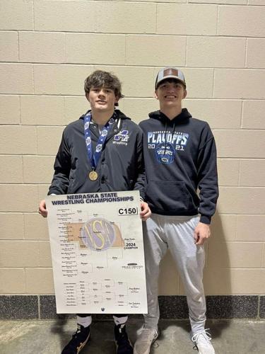 Orrin Kuehn Pictured with Nick Kuehn | | nebraskanewsservice.net