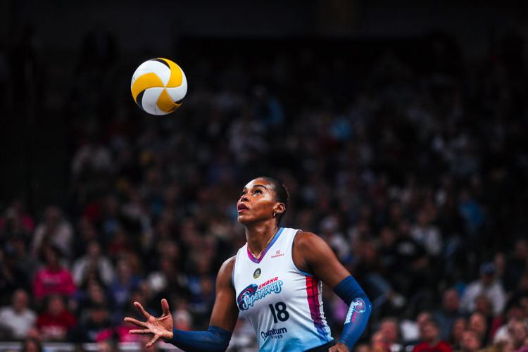 PHOTO: Supernovas set professional volleyball attendance record against ...