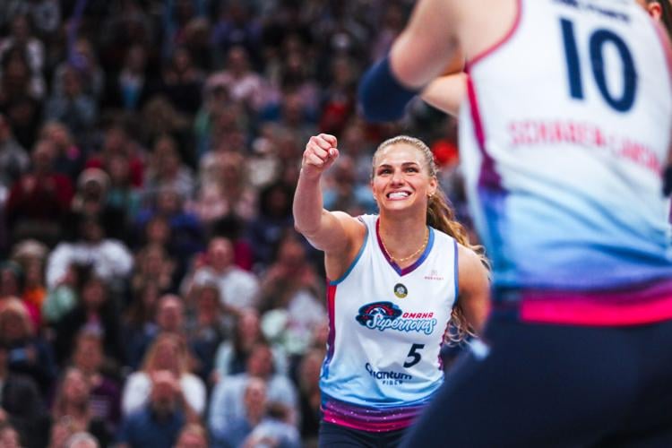 PHOTO: Supernovas set professional volleyball attendance record against ...