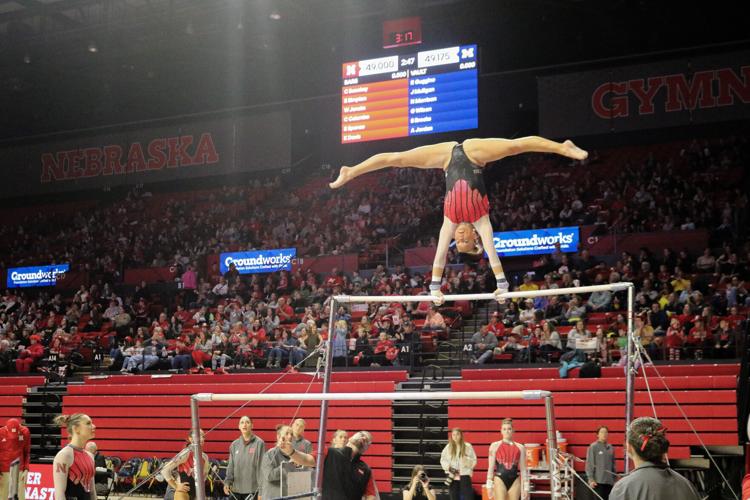 Nebraska Gymnastics clipped by Michigan | Unlimited Sports ...