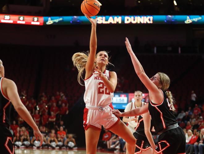 PHOTO: Nebraska women's basketball triumphs over Doane in dominant ...