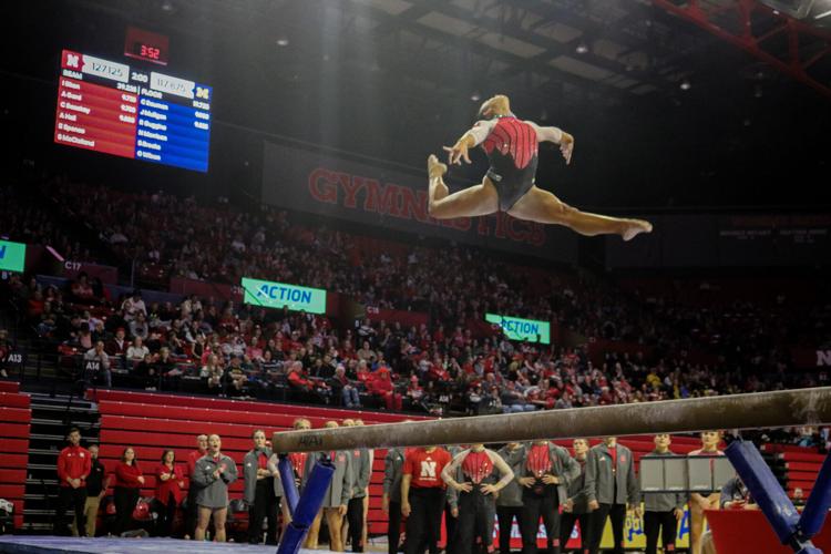 Nebraska Gymnastics clipped by Michigan | Unlimited Sports ...