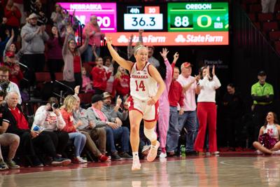 Huskers make career achievements with 94-90 overtime win over Ducks ...