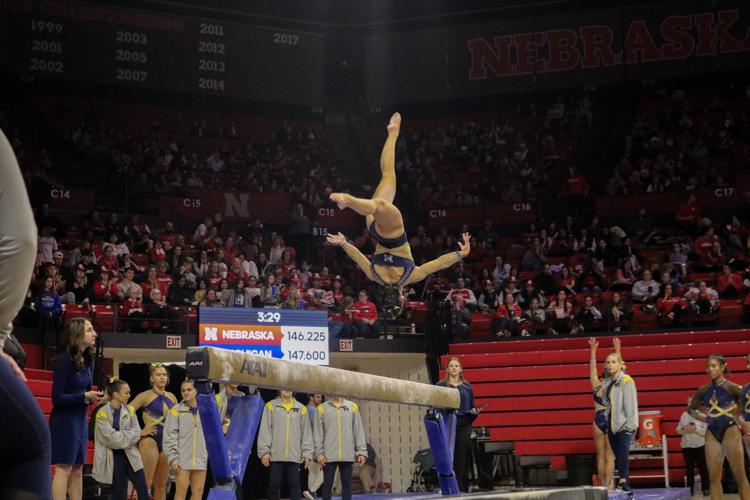 Nebraska Gymnastics clipped by Michigan | Unlimited Sports ...