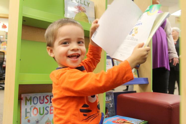 Reading house, new furniture spruce up Newark Library children's room ...