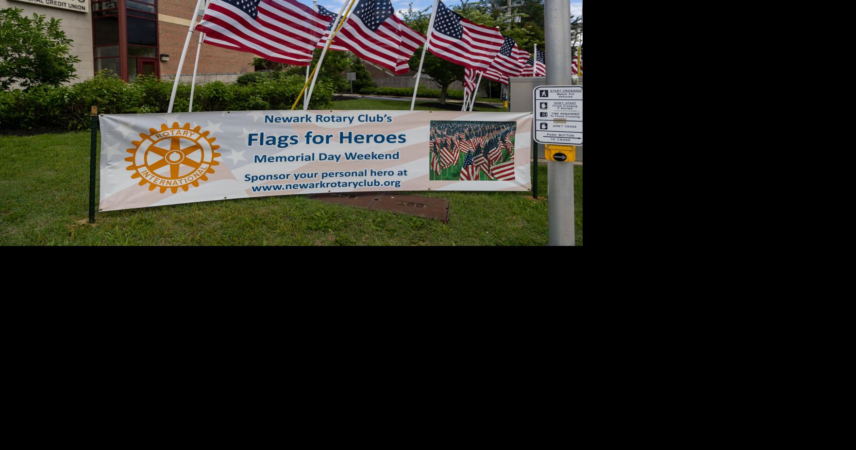 Newark Rotary Club honors the fallen with Memorial Day flag display | News | newarkpostonline.com