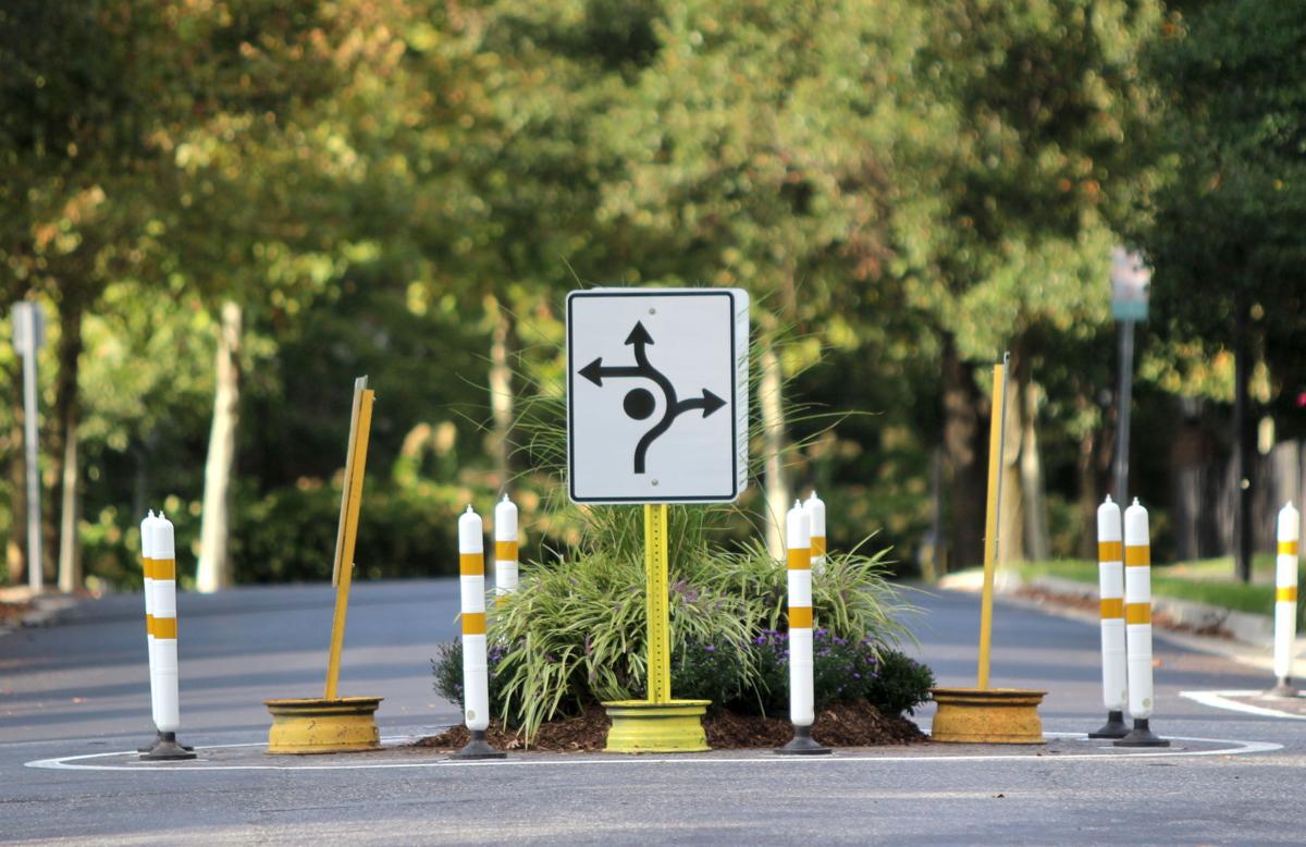 Orchard Road residents testing mini traffic circle to calm traffic ...