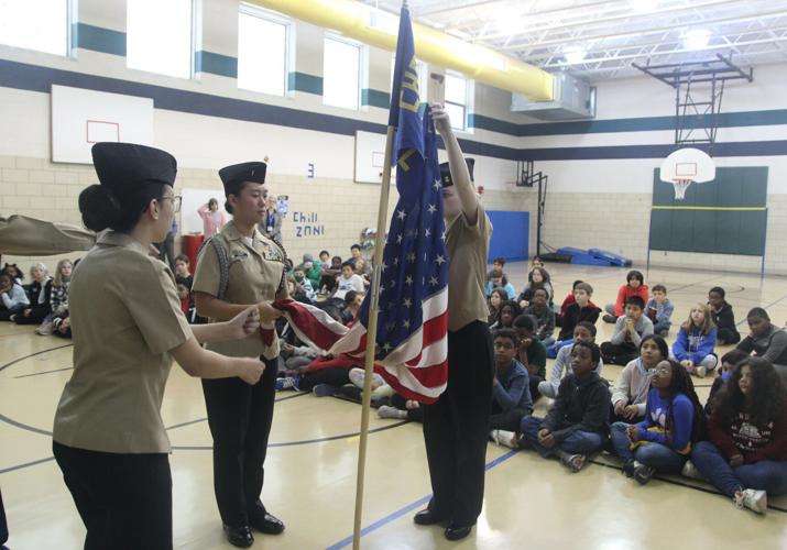 JROTC cadets teach West Park Place Elementary students about the ...
