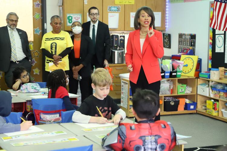 Blunt Rochester helps Marshall Elementary celebrate Blue Ribbon ...
