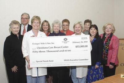 Swingin' With a Star donates $53,000 to breast cancer special needs ...