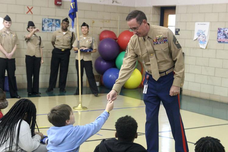 JROTC cadets teach West Park Place Elementary students about the ...
