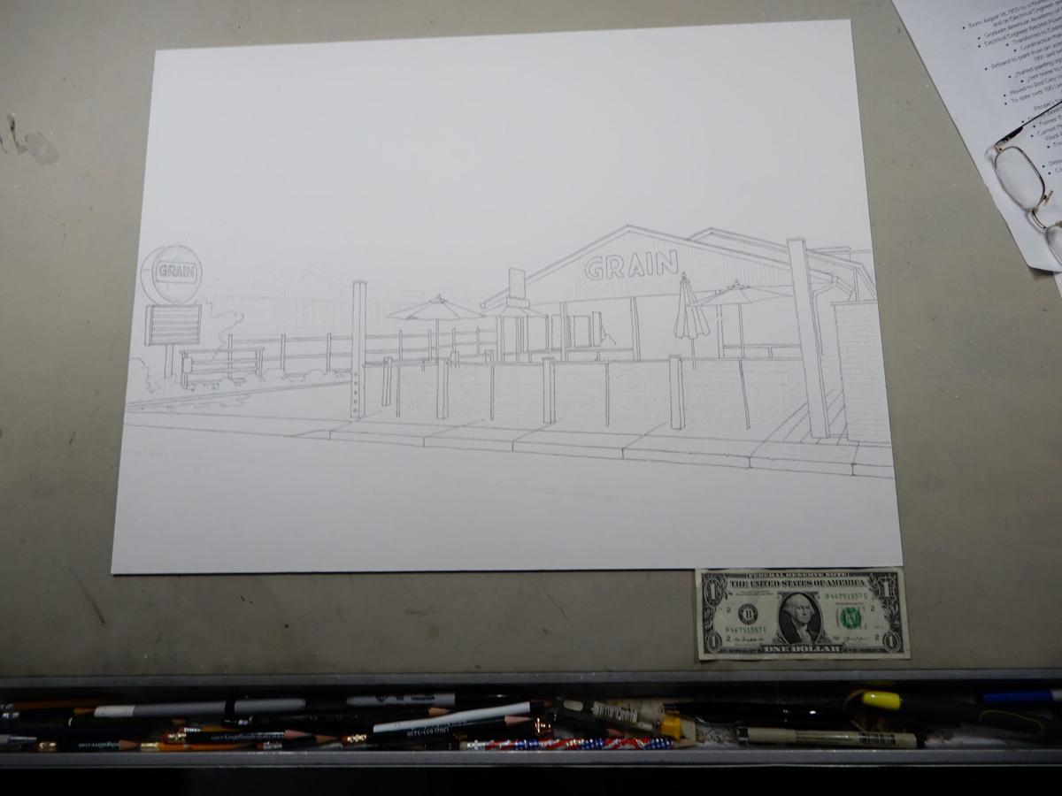 'Painter of memories' Larry Anderson adds Grain to his catalog of local ...