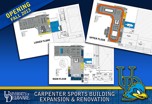 Carpenter Sports Building renovation and expansion shifts traffic and ...