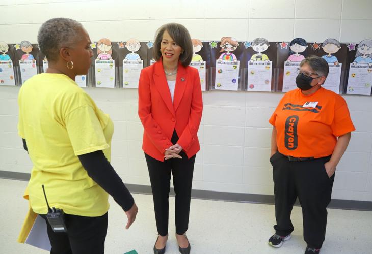 Blunt Rochester helps Marshall Elementary celebrate Blue Ribbon ...