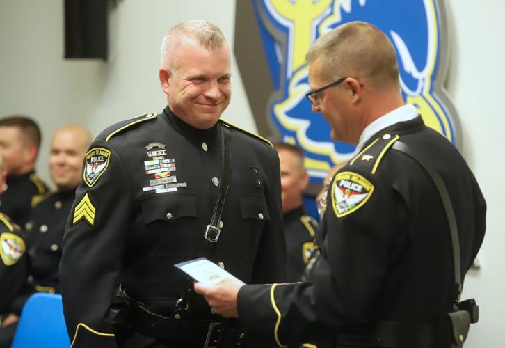 Farrall sworn in as chief of the Newark Police Department | News ...