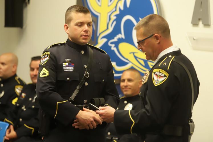 Farrall sworn in as chief of the Newark Police Department | News ...