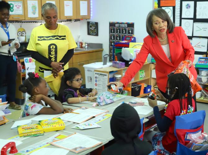 Blunt Rochester helps Marshall Elementary celebrate Blue Ribbon ...