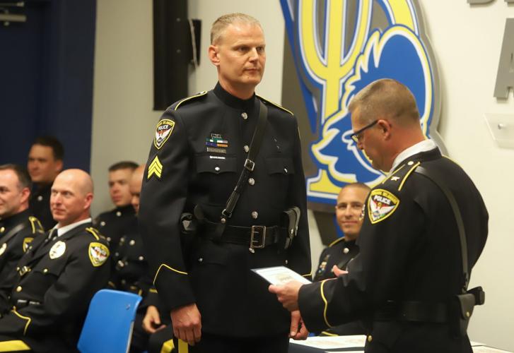 Farrall sworn in as chief of the Newark Police Department | News ...