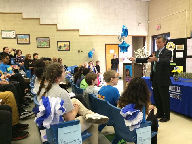 Carney signs teen dating violence awareness proclamation at Shue-Medill ...