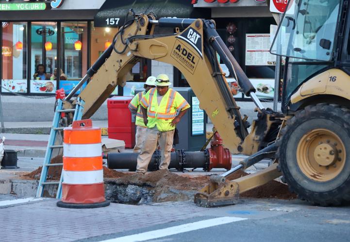 Main Street water main work prompts some restaurants to close Monday ...