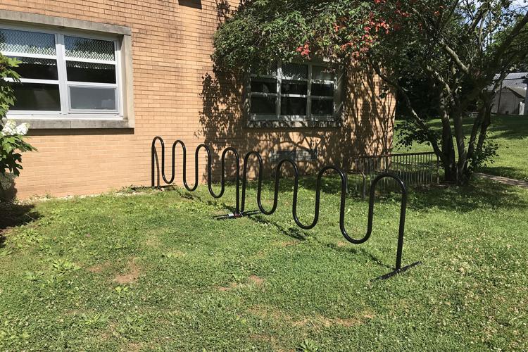 Community groups install new bike racks at Newark elementary schools ...