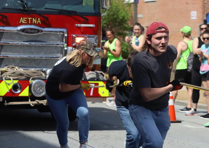 Brute strength and determination win the day at fire truck pull | News ...