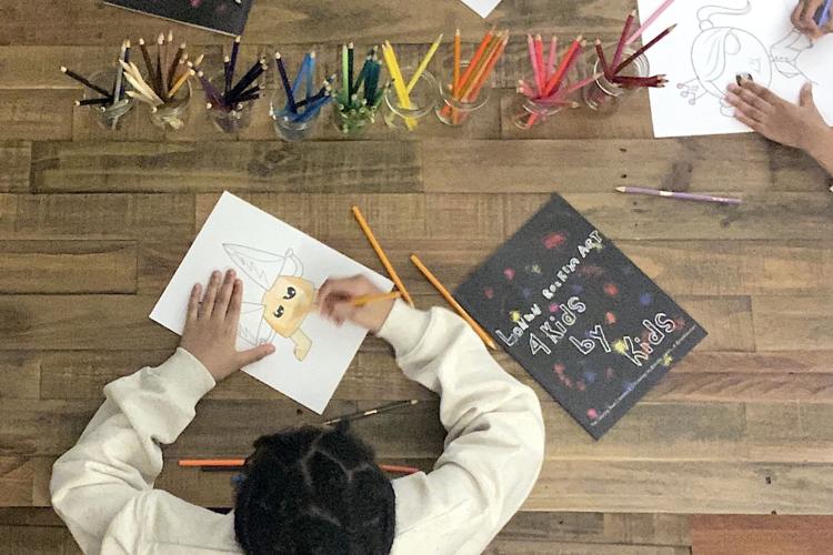 sister coloring book