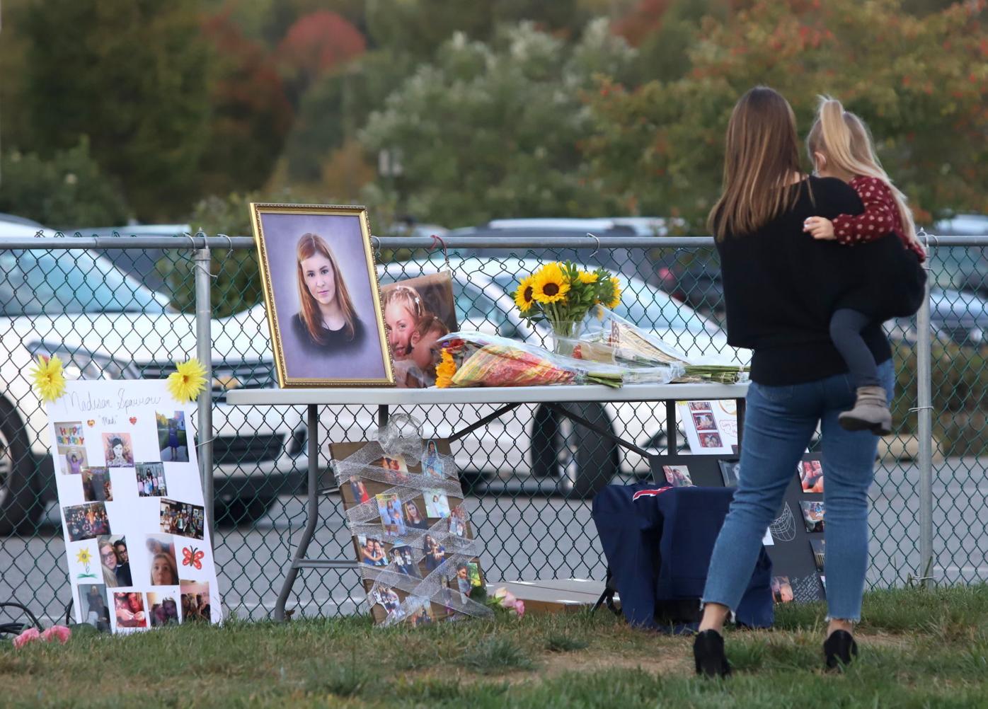 Hundreds gather at Newark Charter to remember Madison Sparrow | News ...