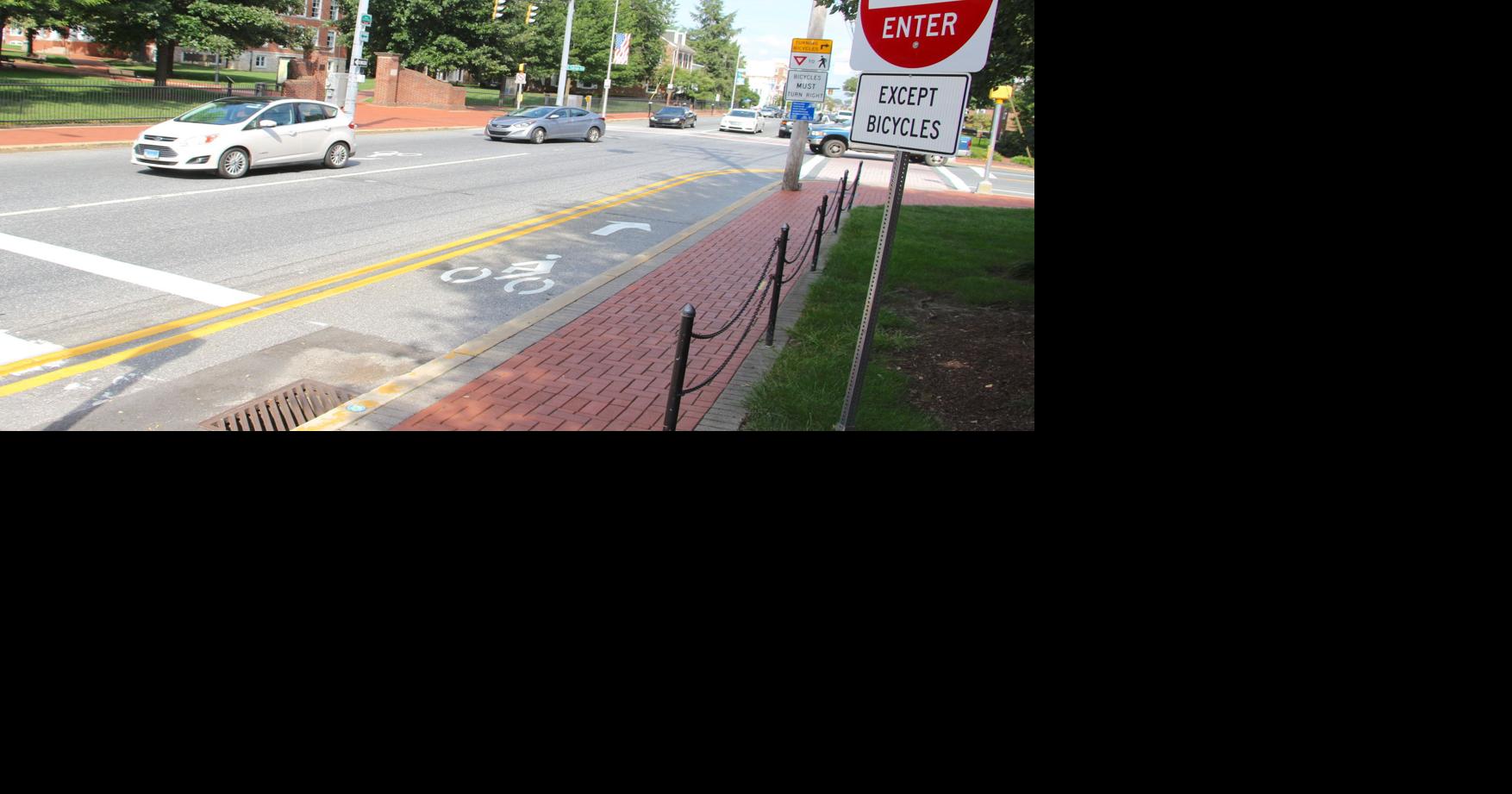 Contraflow lane gives cyclists alternative route on Main Street | News ...