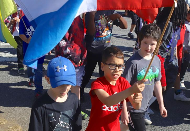 McVey Elementary's unity peace walk celebrates cultural diversity ...