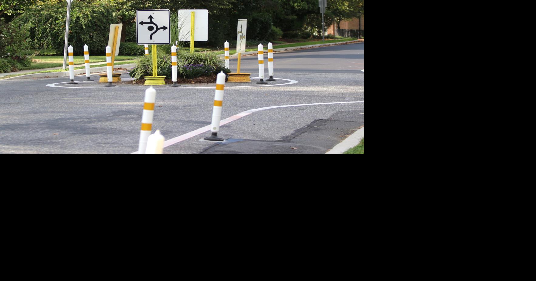 Orchard Road residents testing mini traffic circle to calm traffic ...