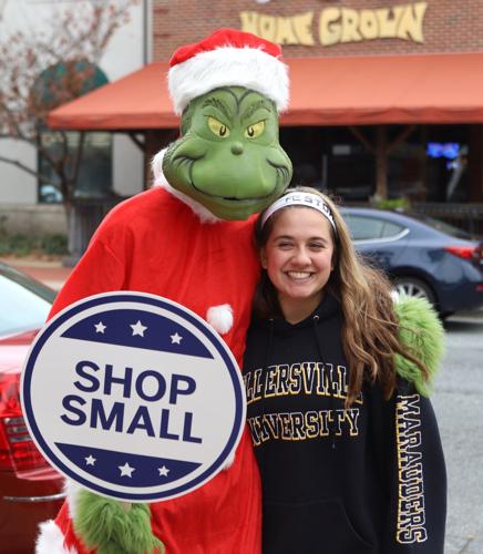 The Grinch visits Newark for Small Business Saturday | News ...