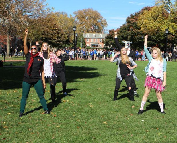 Dancing zombies take over UD Green for flash mob | News ...