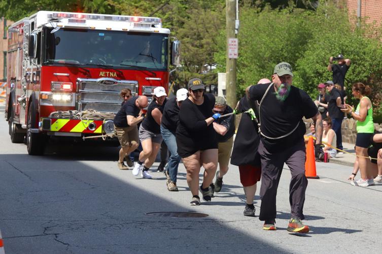 Brute strength and determination win the day at fire truck pull | News ...