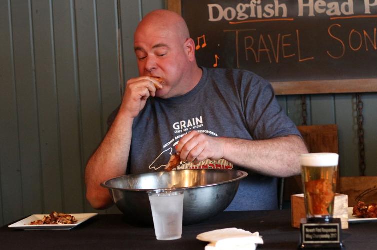 Cops once again beat firefighters in Newark First Responders Wing Bowl ...