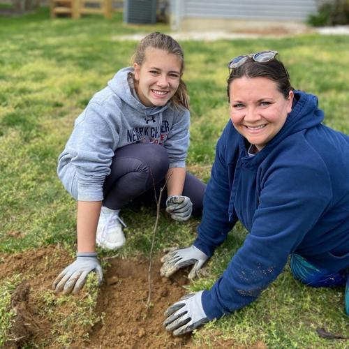 Newark Charter students plant trees to offset school's paper usage ...