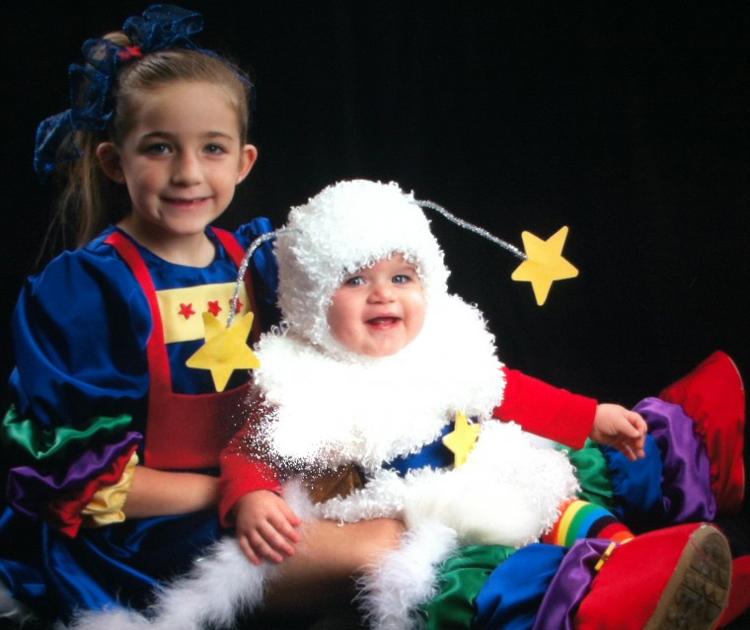 Costume Contest Runners-Up: Jillian and Delaney Murphy as Rainbow Brite ...