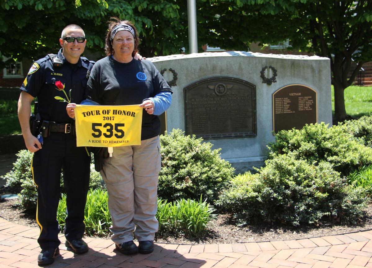 Tour of Honor rider stops at Newark war memorial | News ...