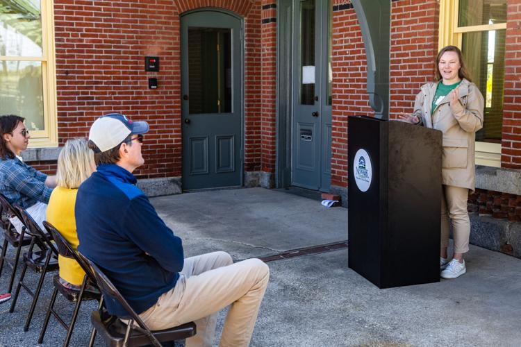 Newark Historical Society celebrates restoration of 1877 train station ...