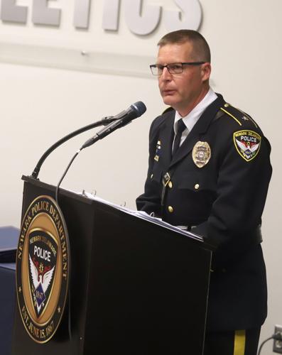 Farrall sworn in as chief of the Newark Police Department | News ...