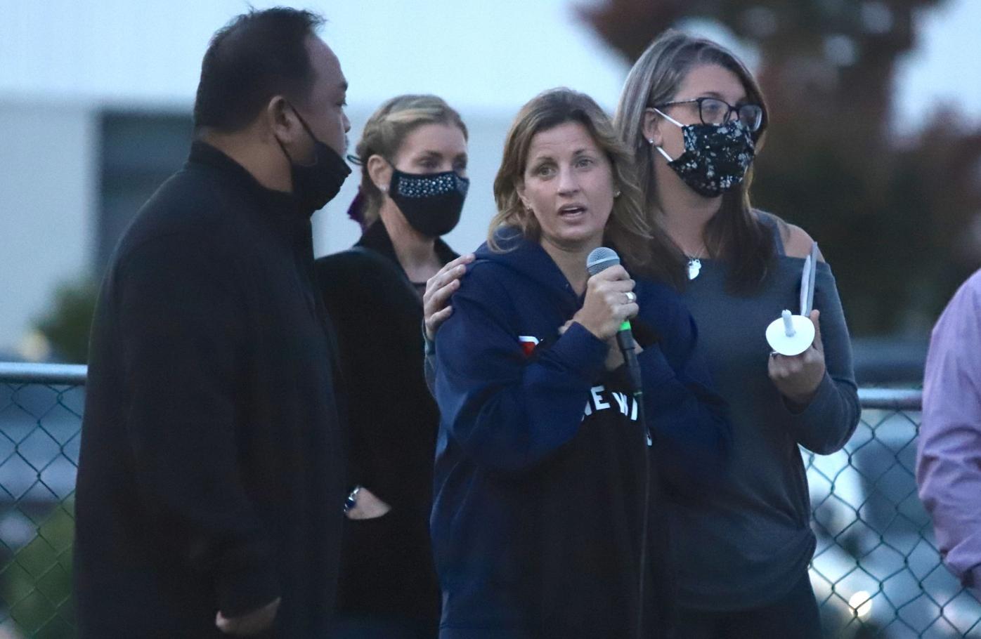 Hundreds gather at Newark Charter to remember Madison Sparrow | News ...