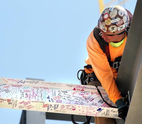 PHOTOS: Topping Out Ceremony at Cancer Center | Local News | newbernsj.com
