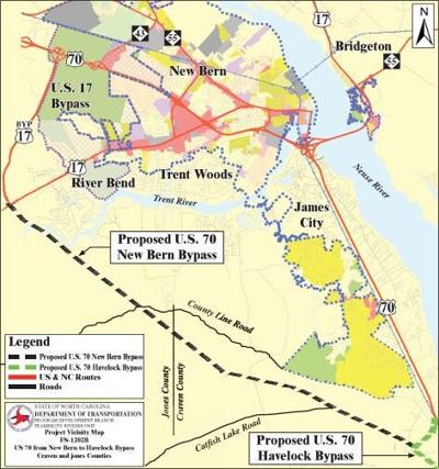 U.S. 70 New Bern bypass possibilities discussed | Local News ...