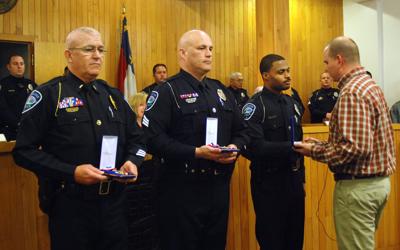 City honors officers wounded in shooting | Local News | newbernsj.com