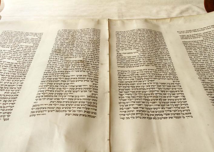 PHOTOS: Temple B'nai Sholem - Sefer Torah Scroll | Local News ...