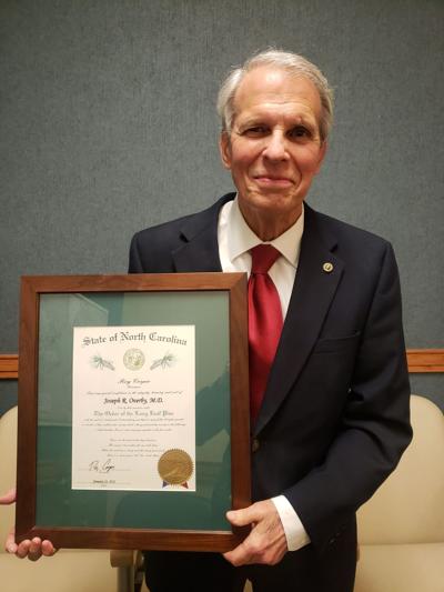 Dr. Joseph Overby receives Order of the Long Leaf Pine award | Local ...