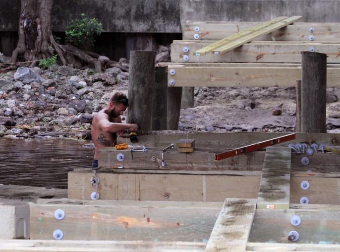 PHOTOS: Riverwalk Bridge Construction | Local News | newbernsj.com