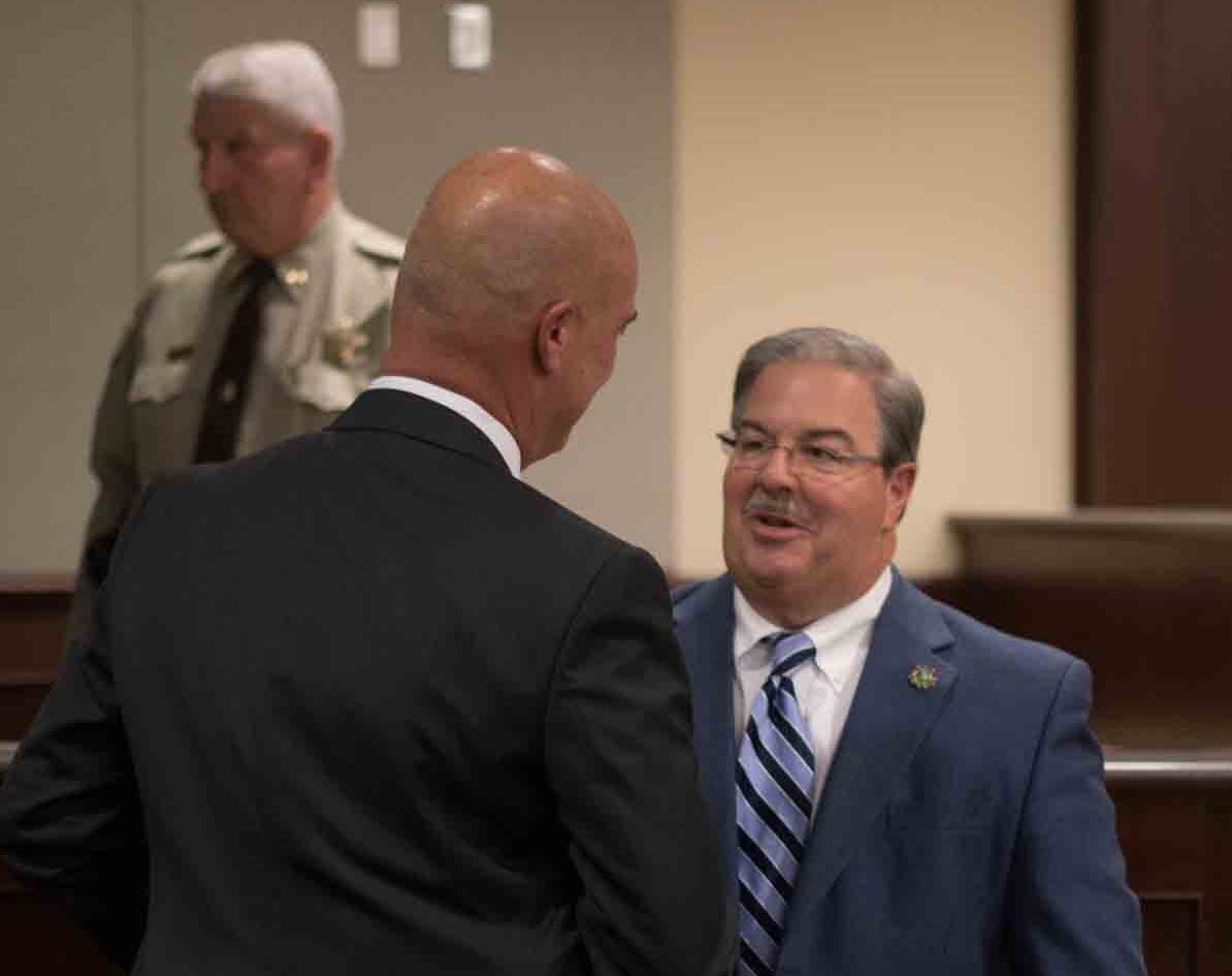 Chip Hughes is sworn in as sheriff | Local News | newbernsj.com