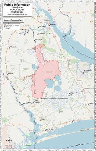 Great Lake Fire: Containment remains at 30% as of Tuesday afternoon ...