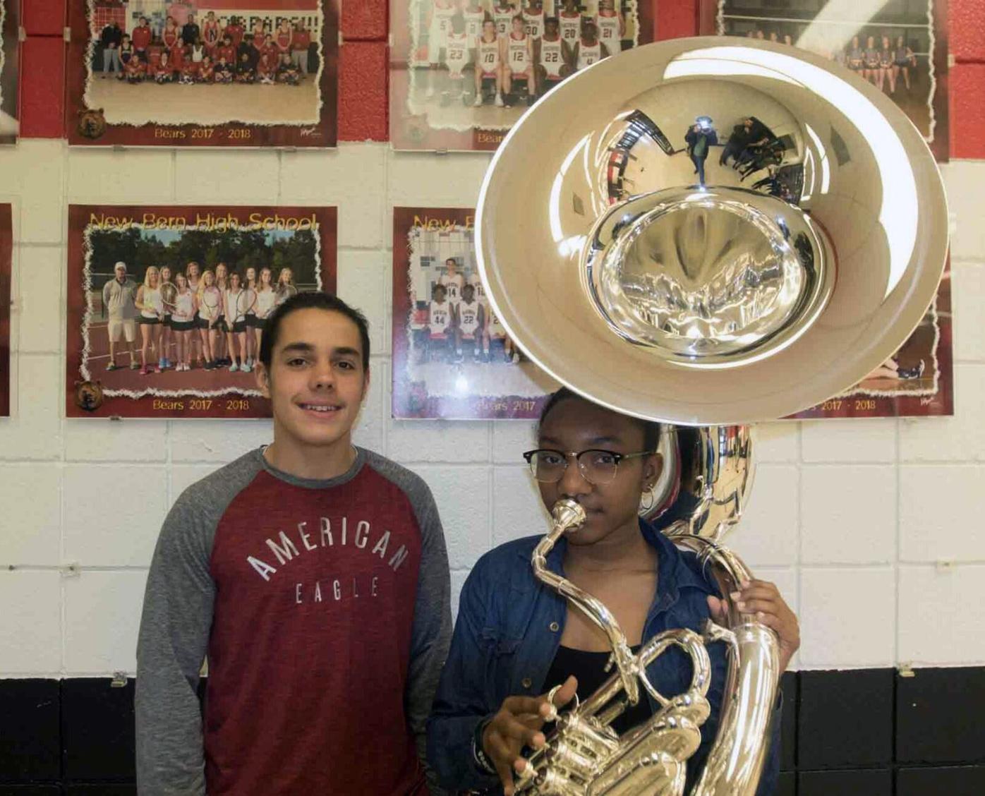 high school tuba